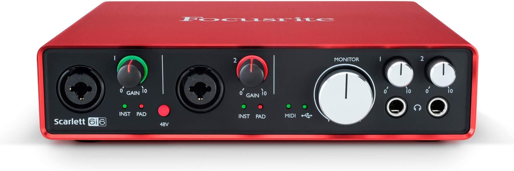 Amazon.com: Focusrite Scarlett 6i6 (2nd Gen) USB Audio Interface with ...