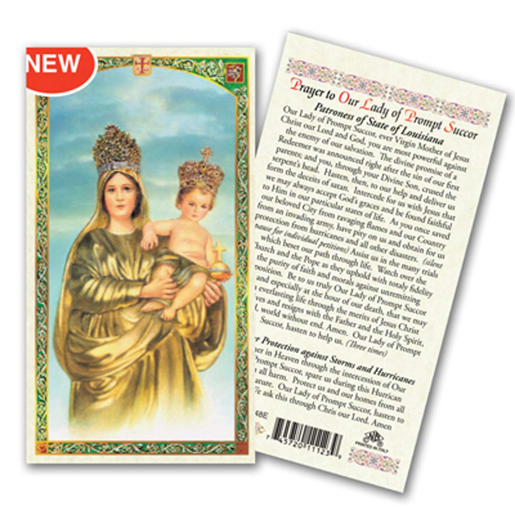 Buy Prayer to Our Lady of Prompt Succor Storms & Hurricanes Laminated ...