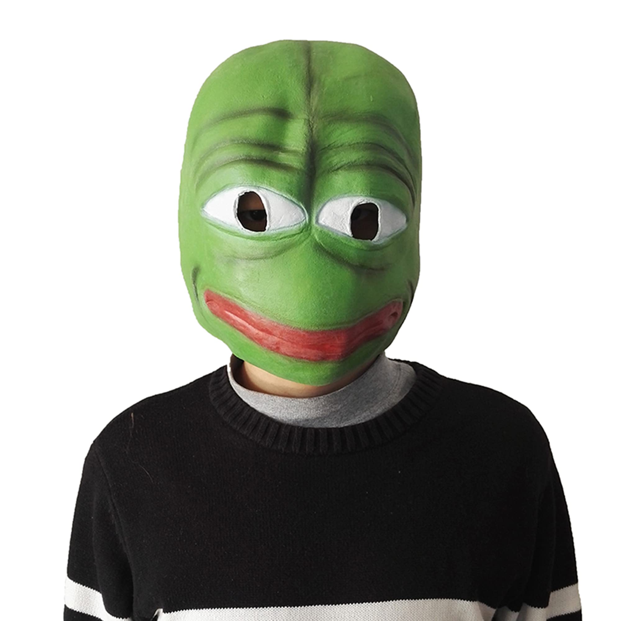 Amazon.com: HACoser, the Frog Pepe Mask Sad Frog Novelty Funny Animal ...