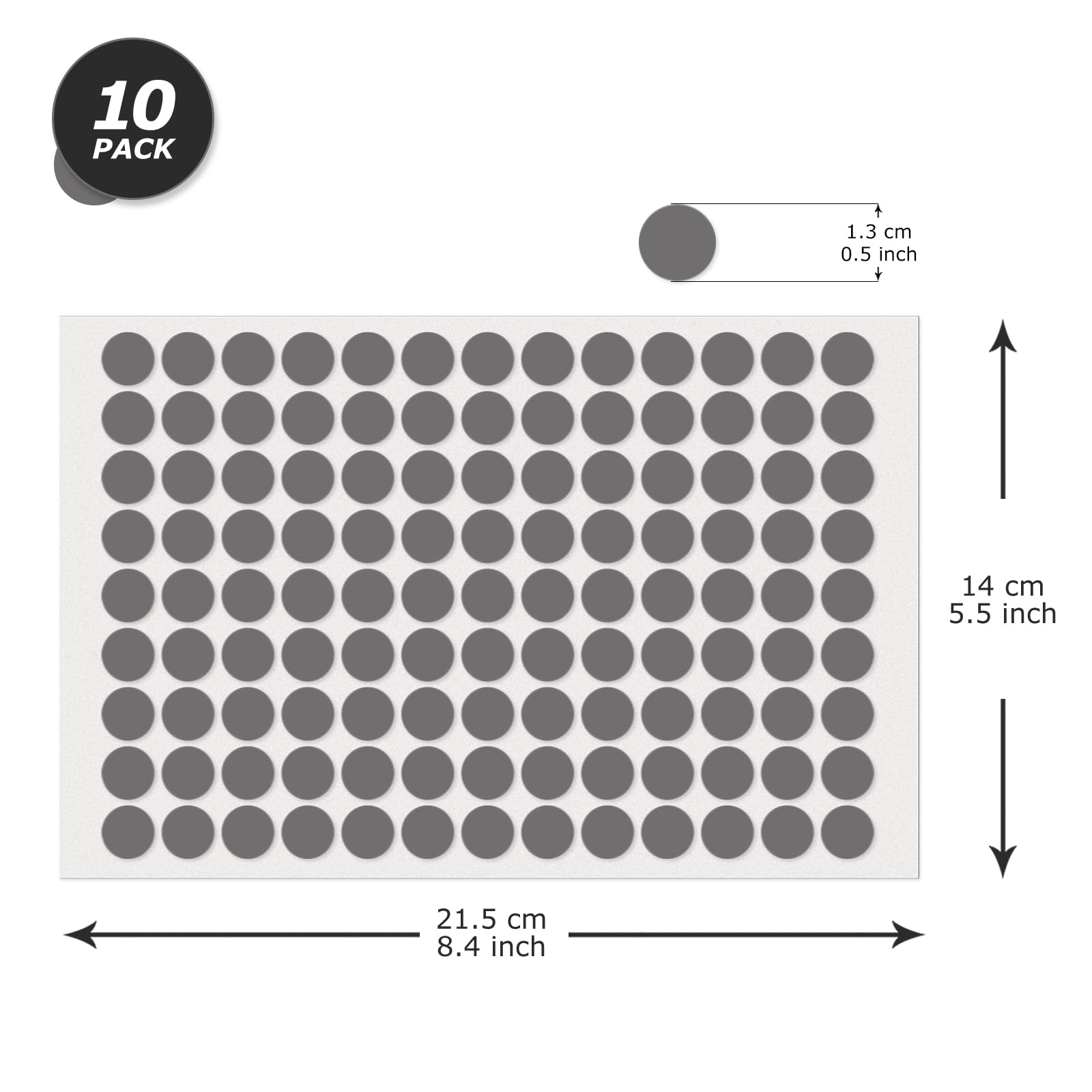 Snapklik.com : 1170 PCS Dot Stickers 1/2" Round Labels Circle Color ...