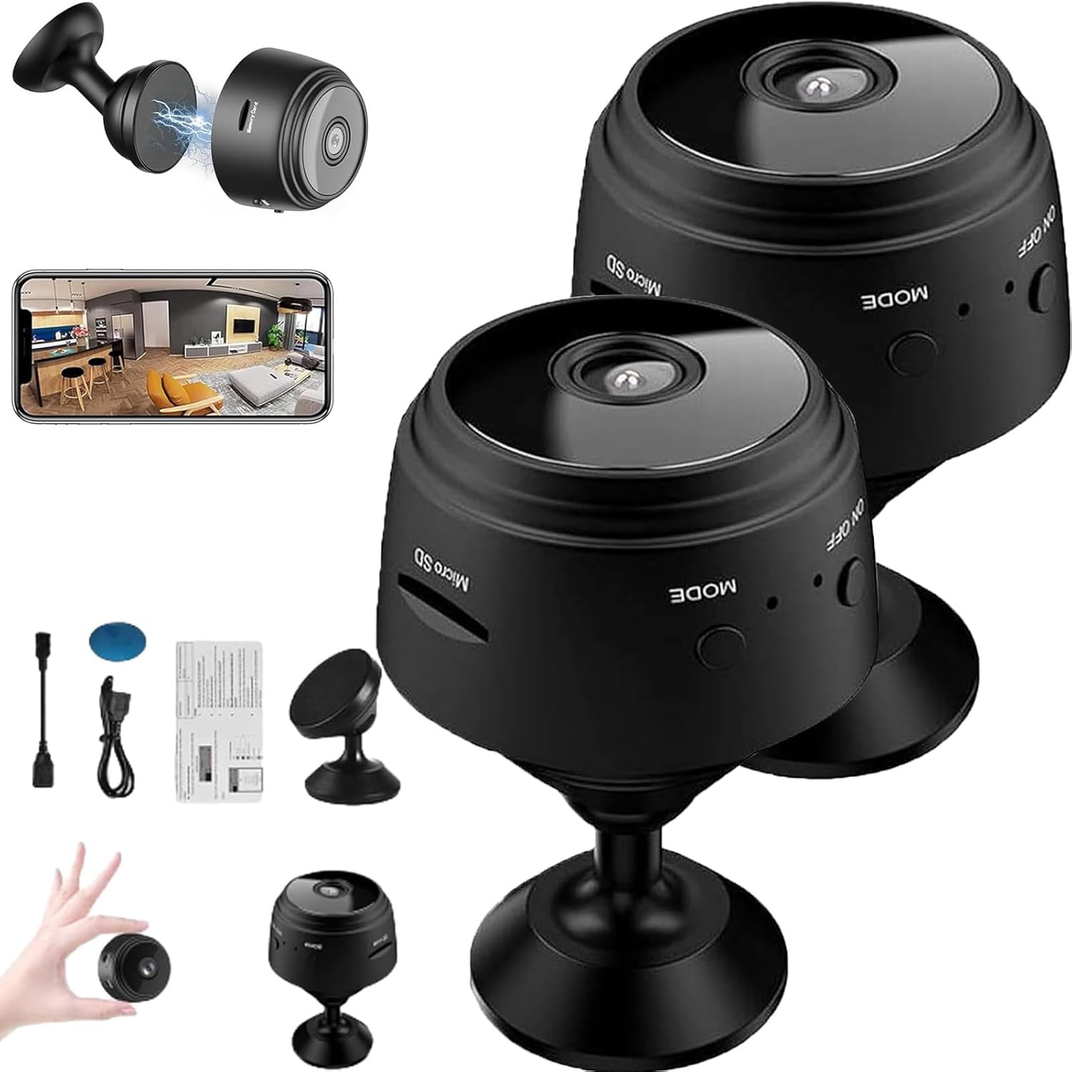 Orbicam Magnetic Mini Security Camera, Orbi Camera Mini Security ...