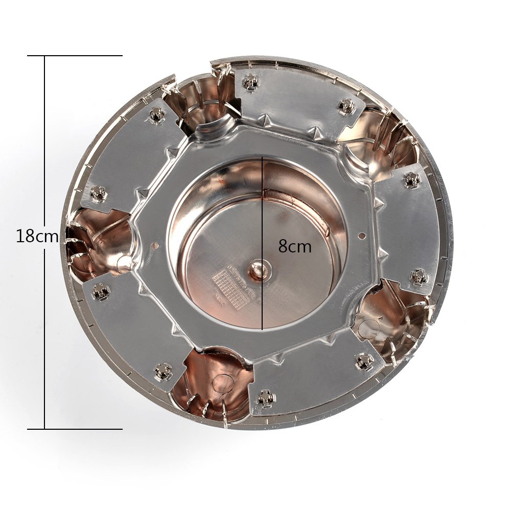 Snapklik.com : 4Pack 7" Chrome Wheel Center Caps Hubcaps Compatible For ...