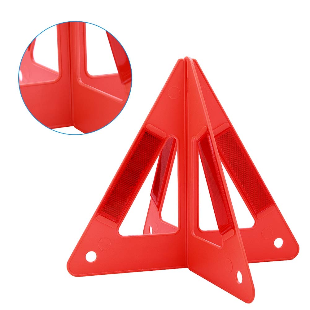 Snapklik.com : Portable Car Emergency Breakdown Afety Triangle Kit Road ...