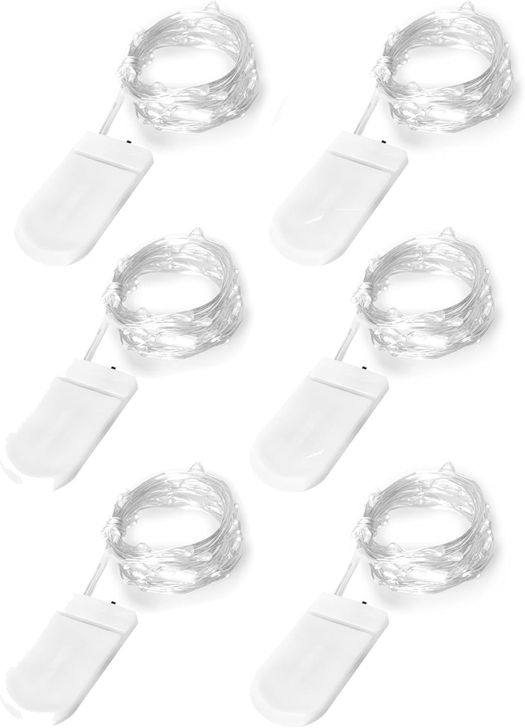 Amazon.com: Blingstar Fairy Lights Battery Operated, 6 Pack 7Ft 20LED ...