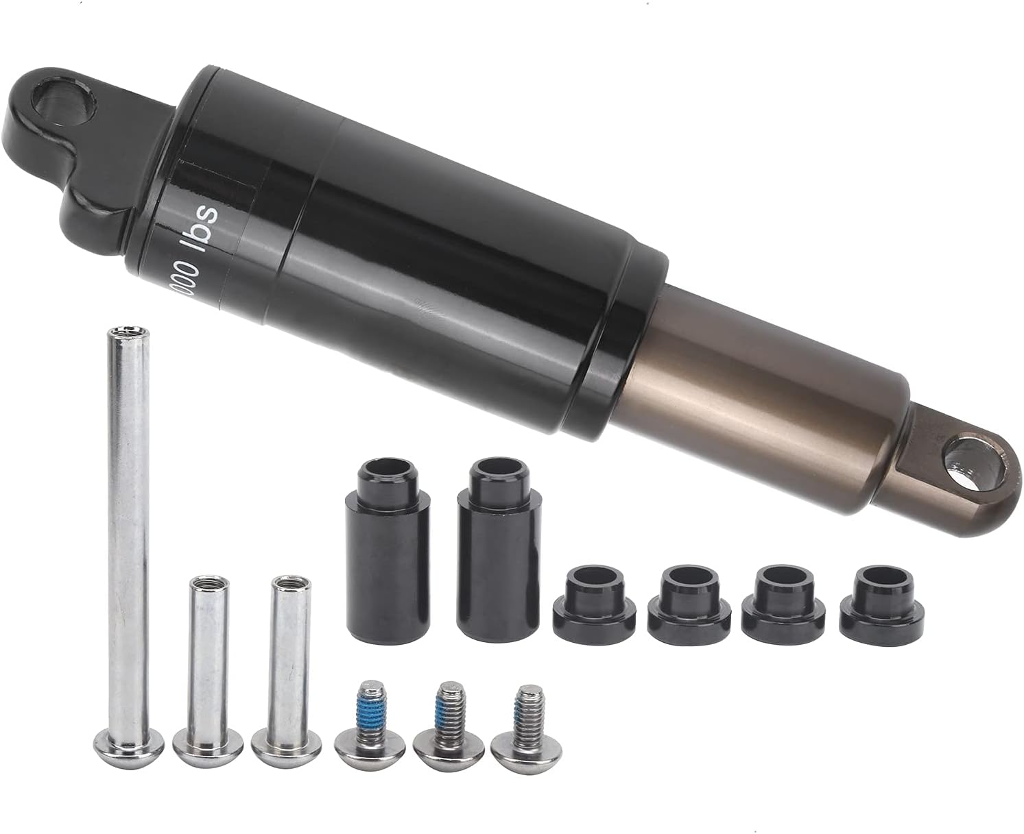 VGEBY HLT-190 Metal Metal Bike Rear Shock Absorber, 210mm Mountain Bike ...