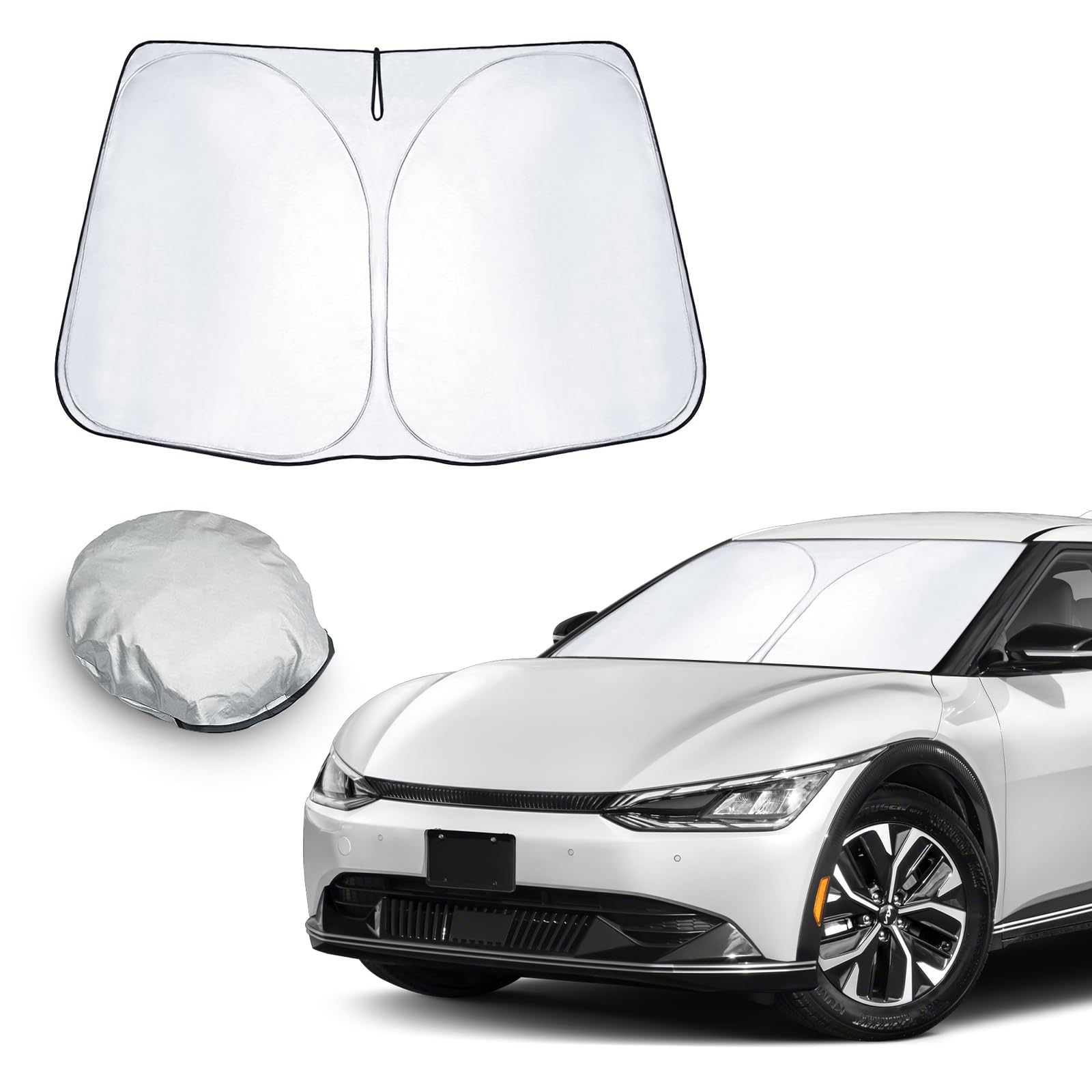 Snapklik.com : CDEFG 2022-2024 Kia EV6 Windshield Sun Shade For 2022 ...