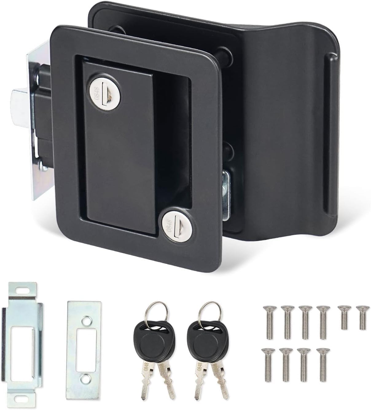 Amazon.com: RV Entry Door Lock with Deadbolt Latch, Heavy Duty Privacy ...