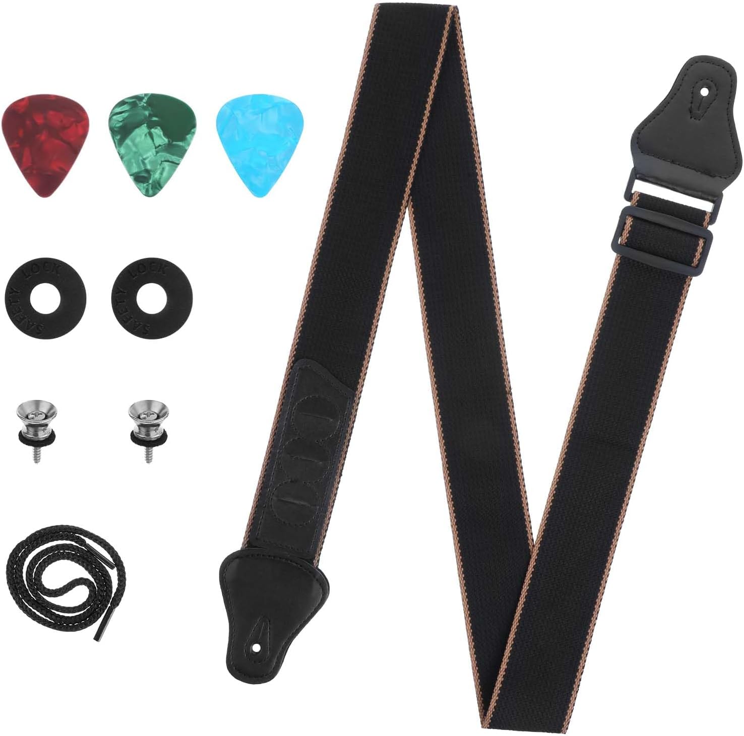 Amazon.com: SynHHergyx Guitar Strap, Acoustic Guitar Strap Adjustable ...