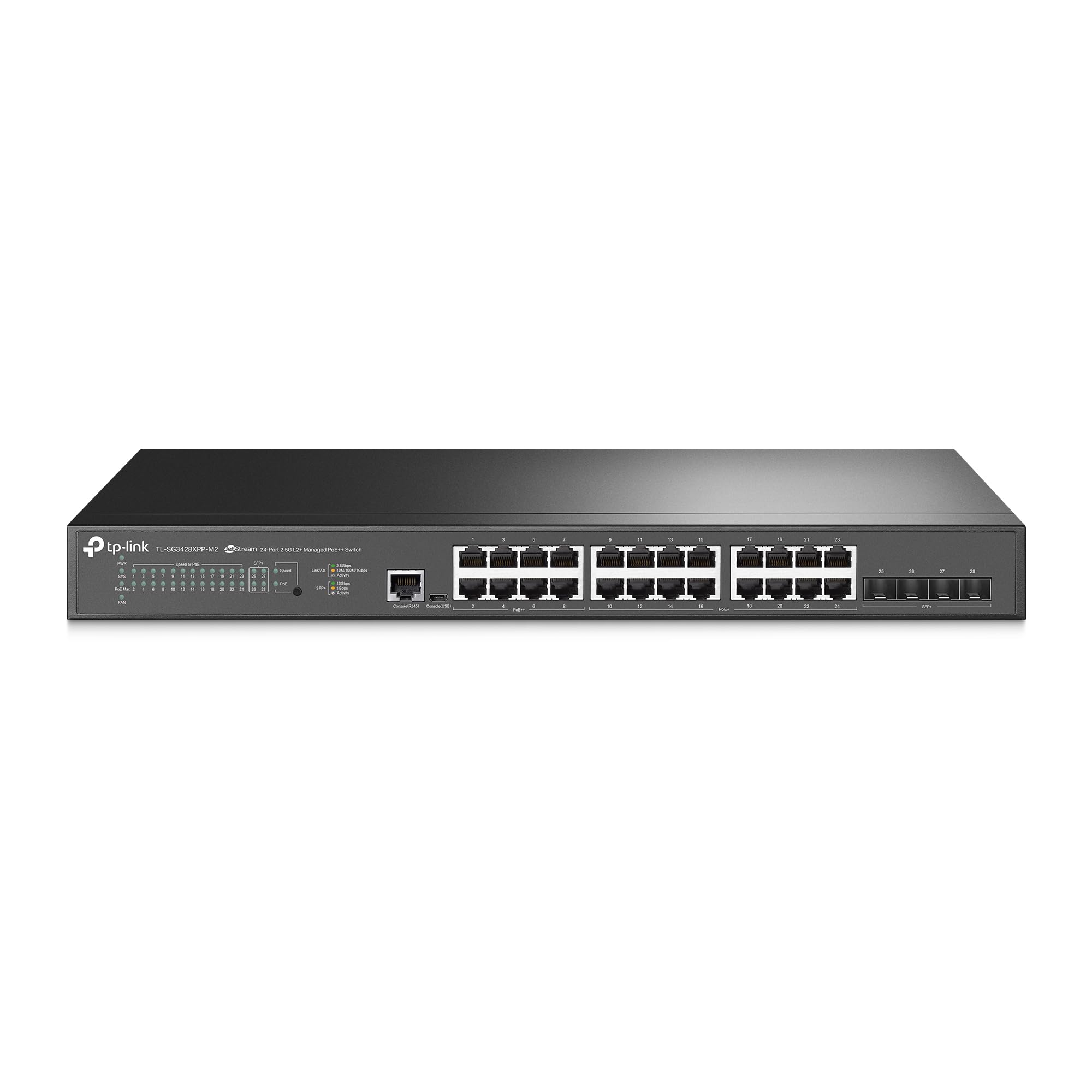 Amazon.com: Omada SG3428XPP-M2 | 24 Port 2.5 GB PoE Switch, 4 x 10 GE ...