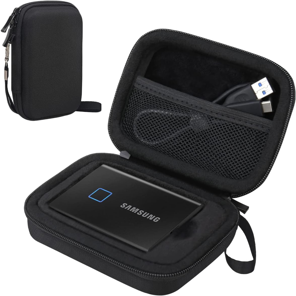 Amazon.com: Lacdo Hard Carrying Case for Kingston XS1000 / XS2000 ...