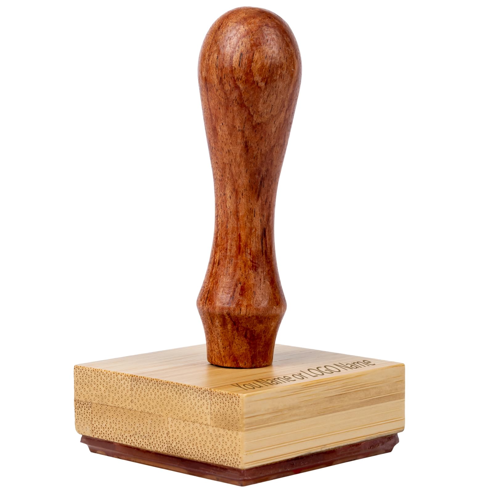 Amazon.com : Custom Logo Stamp Personalized Address Signature Wood ...
