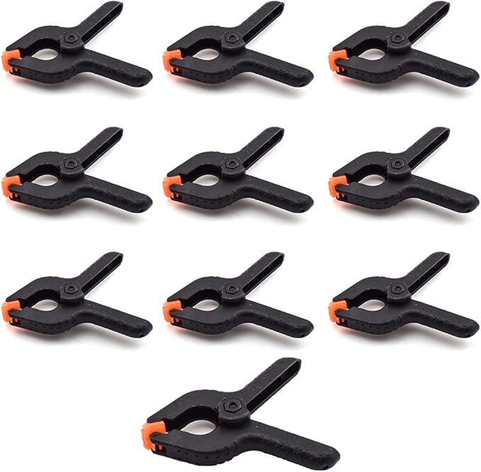 10 PCS Plastic Nylon Spring Clamps, 2 Inch Multipurpose Heavy Duty Clip ...