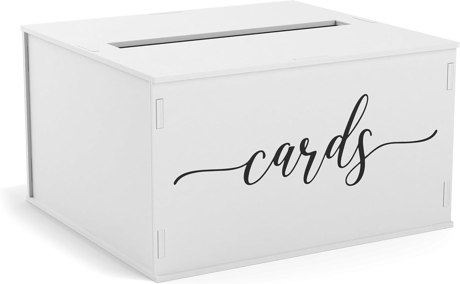 Amazon.com: Heather & Willow Wooden Wedding Card Box with Slot - Rustic ...