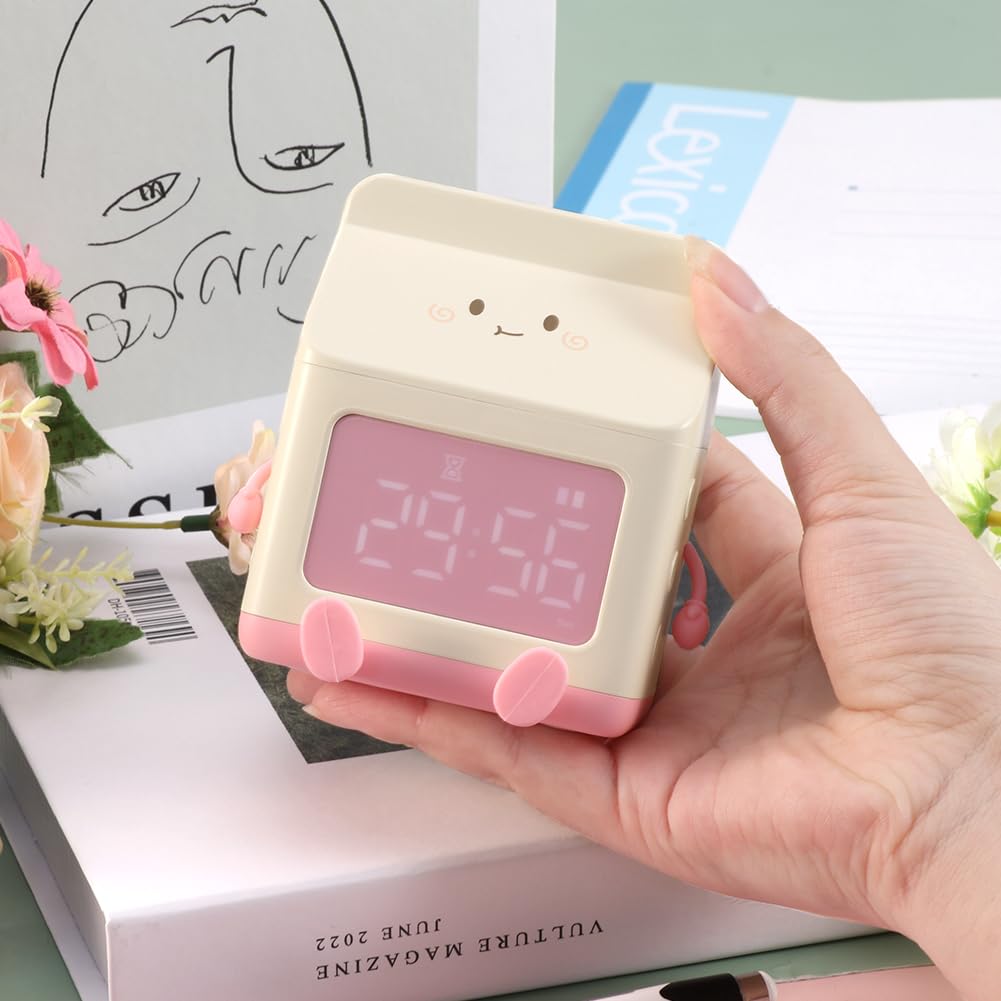 Snapklik.com : Cute Milk Box Alarm Clock For Kids, Digital Childrens ...