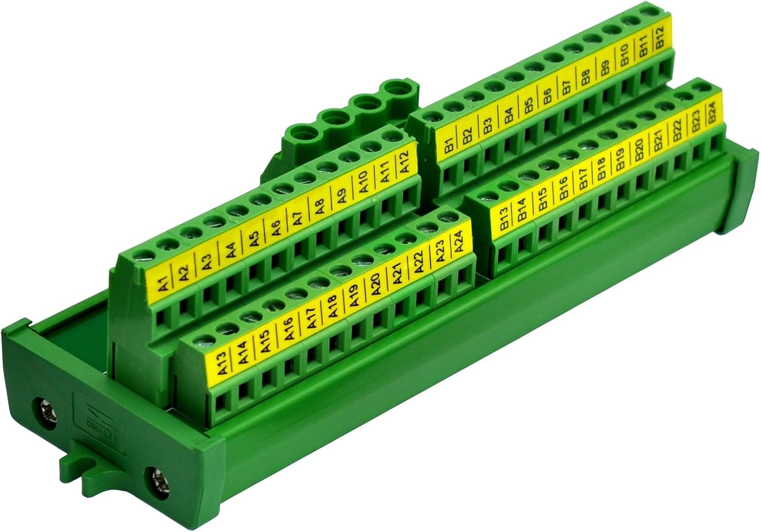 Amazon.com: KDNHVRQY Screw Mount 2x24 Position Screw Terminal Block ...