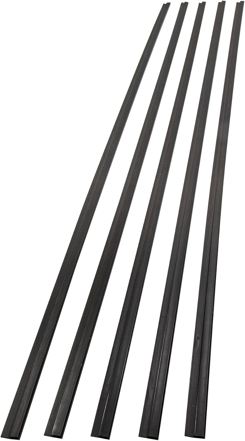 Amazon.com: FASÄDE 47 in. Decorative Vinyl J Trim in Matte Black (5 ...