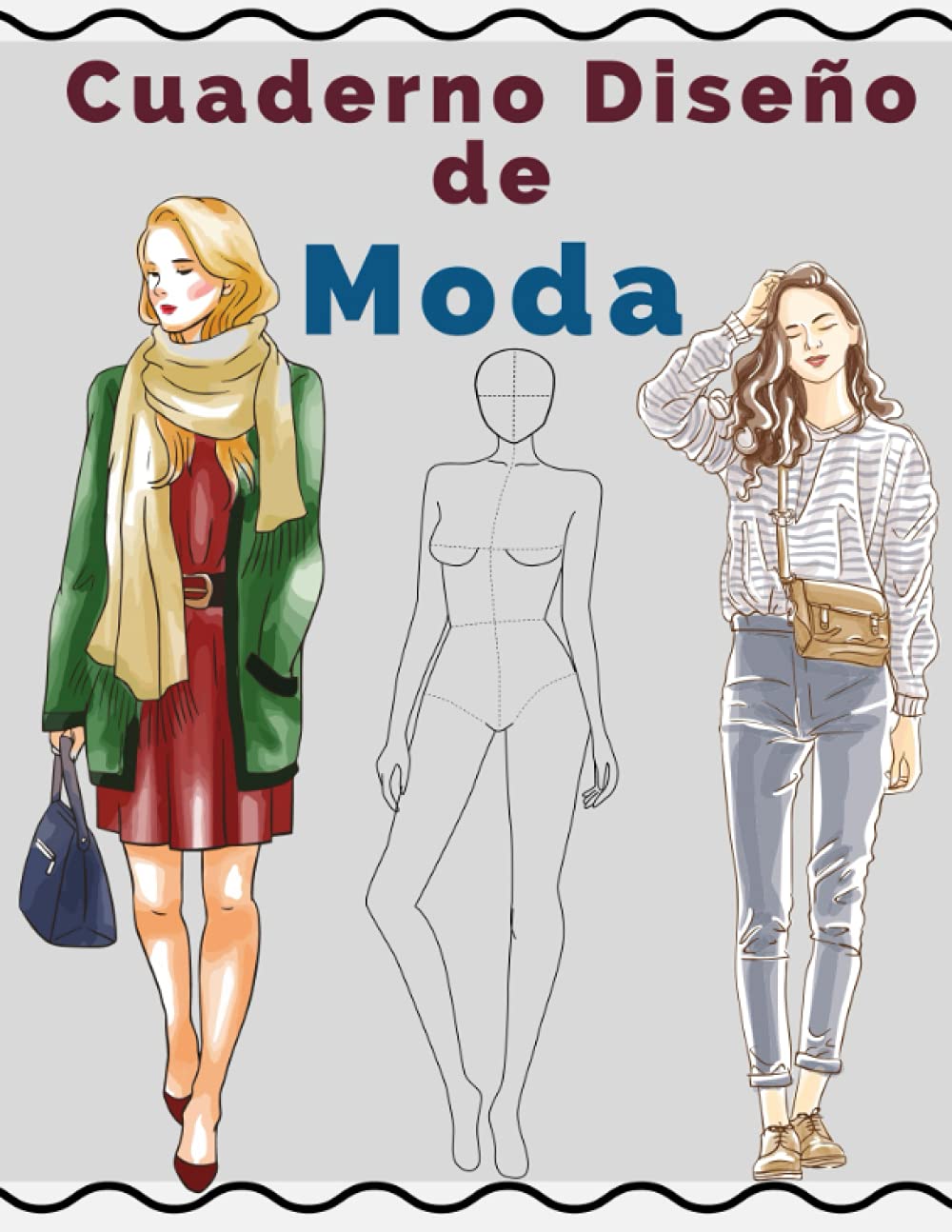 Cuaderno Diseño de Moda: Crea tu propia colección de moda ... Fácil de ...