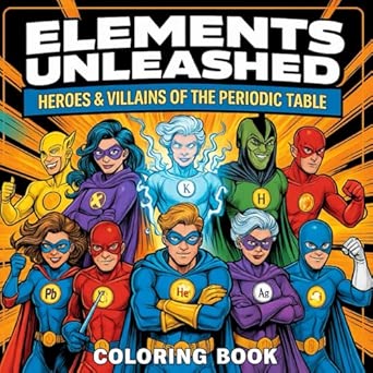 Amazon.com: Superhero Chemistry Coloring Book: Discover the Elements of ...
