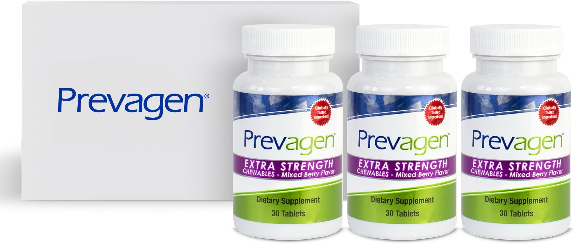 Amazon.com: Prevagen Extra Strength 20mg, 30 Chewables|Mixed Berry-3 ...