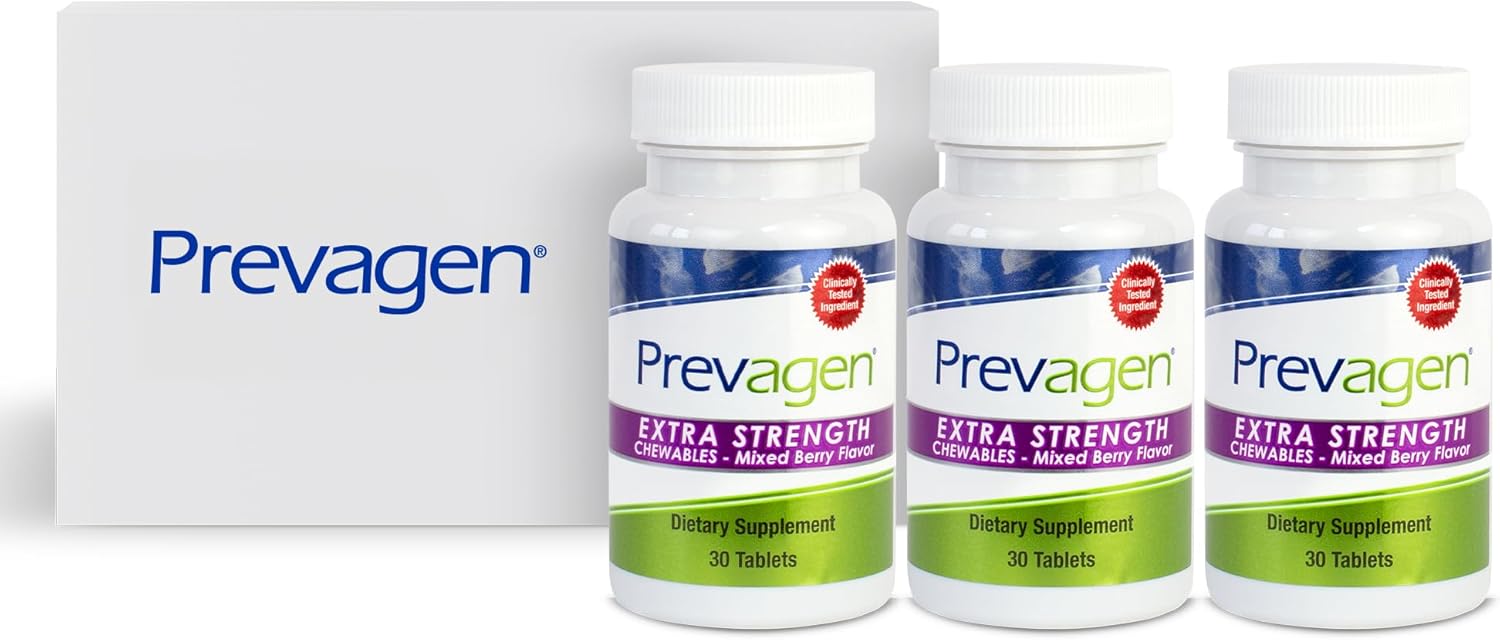 Amazon.com: Prevagen Extra Strength Mixed Berry Chewables - 90 Count (3 ...