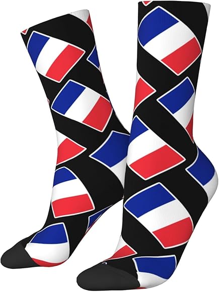 French Flag Socks Mid High Socks Nation United Kingdom | Kiwami