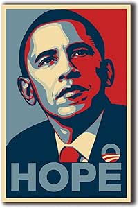Barack Obama RARE Campaign Poster - 12 x 18 inch Poster - HOPE Poster ...