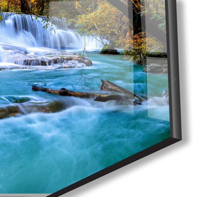 Waterfall Glass Wall Panels Blu World Single Panel Water Wall Indoor