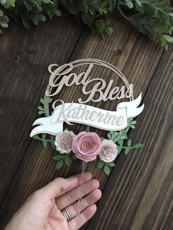 Luvish Creation First Communion Cake Topper, holy Communion Cake Topper ...