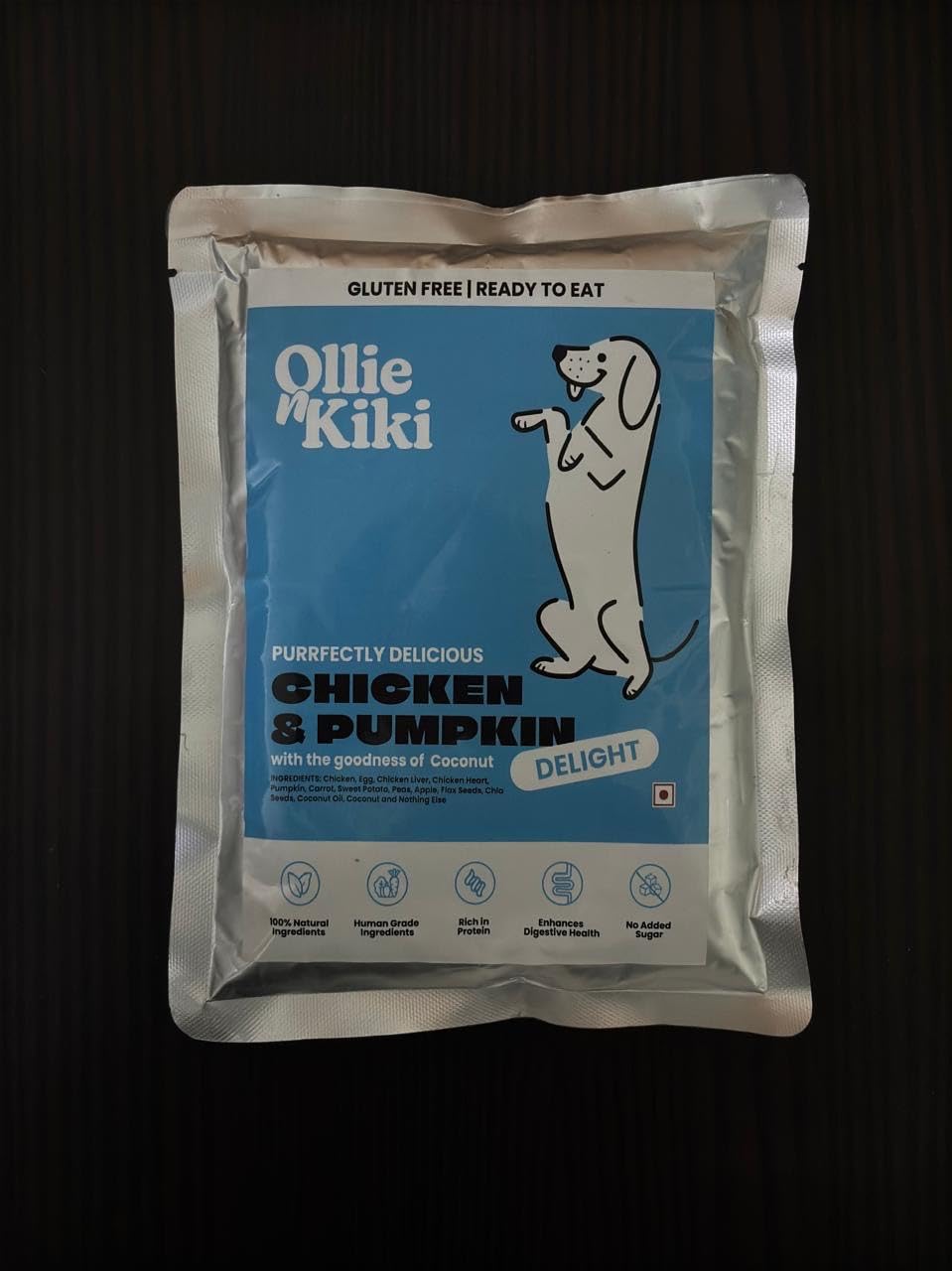 Ollie 'n' Kiki Fresh Dog Food - Chicken & Pumpkin with Coconut Oil ...