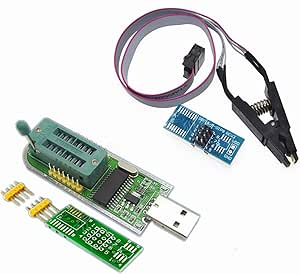 PENGXX CH341A 24 25 Series EEPROM Flash Module programmateur USB avec ...