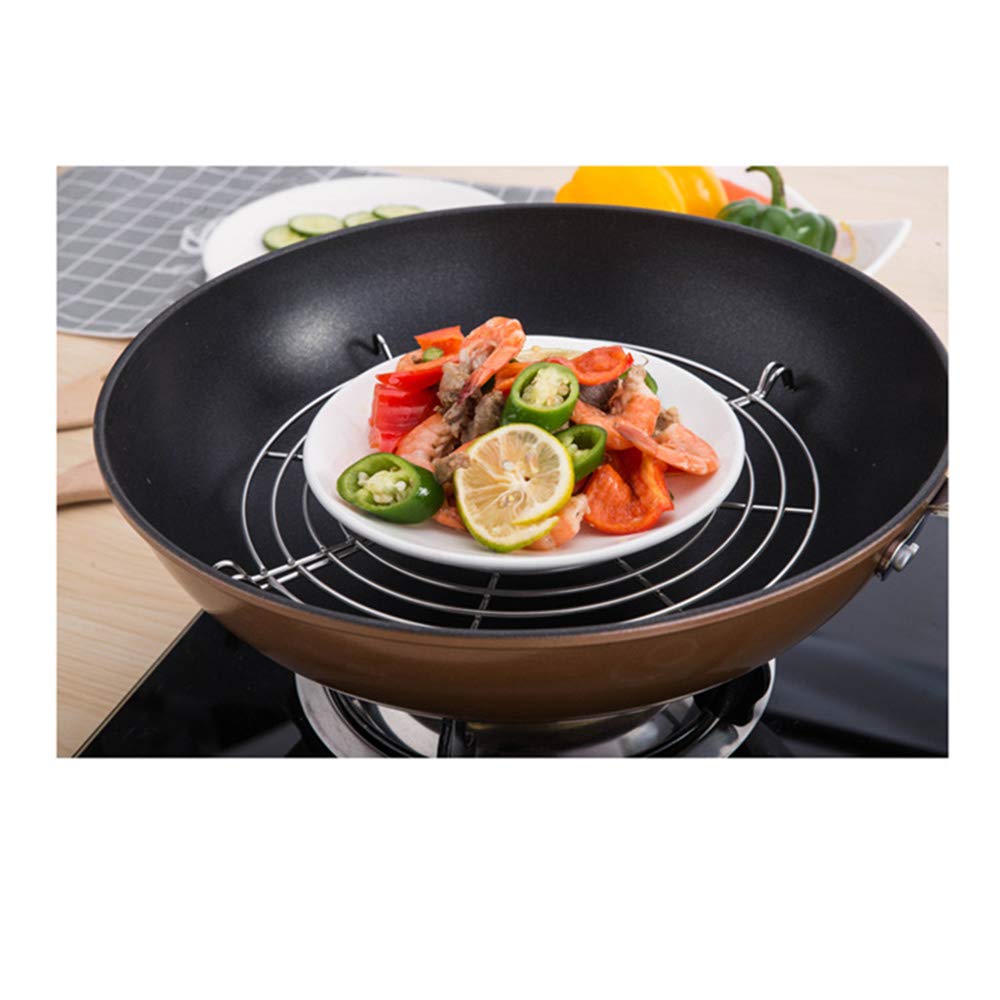 Snapklik.com : Stainless-Steel Semi-circular Oil Drain Rack 2pcs Home ...