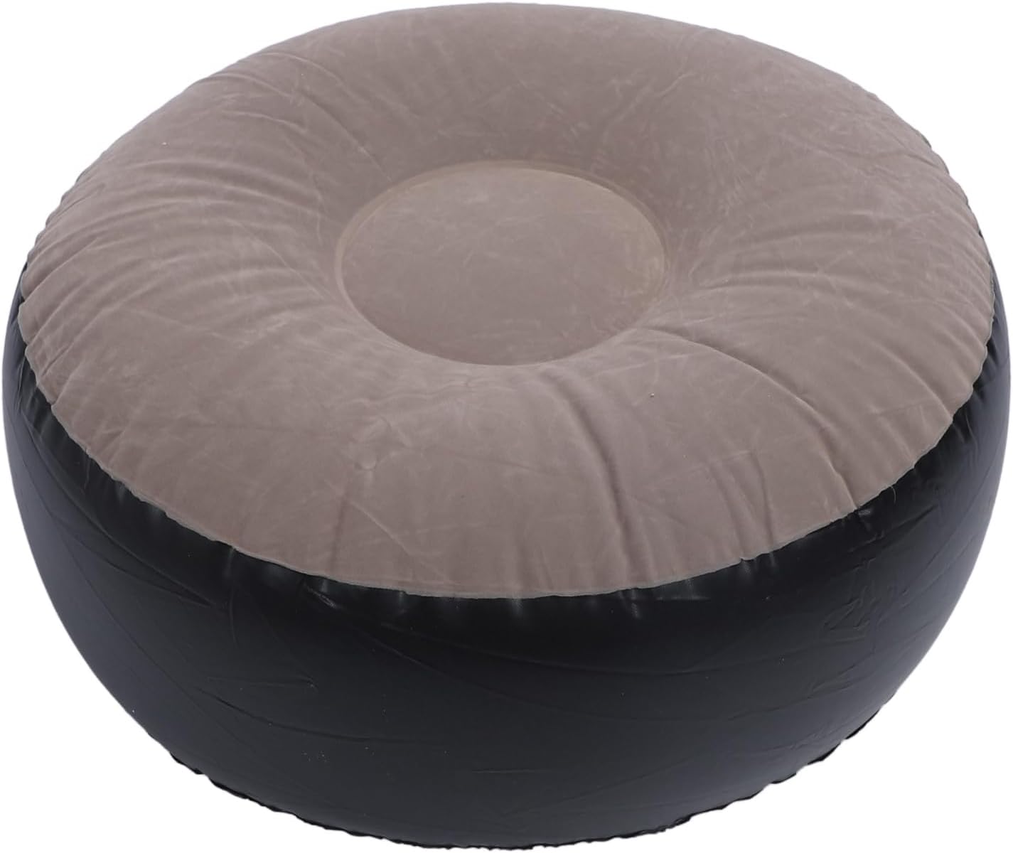 Inflatable Ottoman Stool, 24.2Inch Ergonomic Folding Round Air Chair ...
