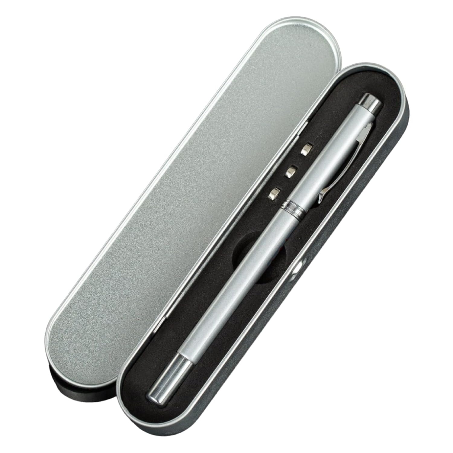 Pluma Multifuncional Lampara, Señalador Extension Telescopica ...