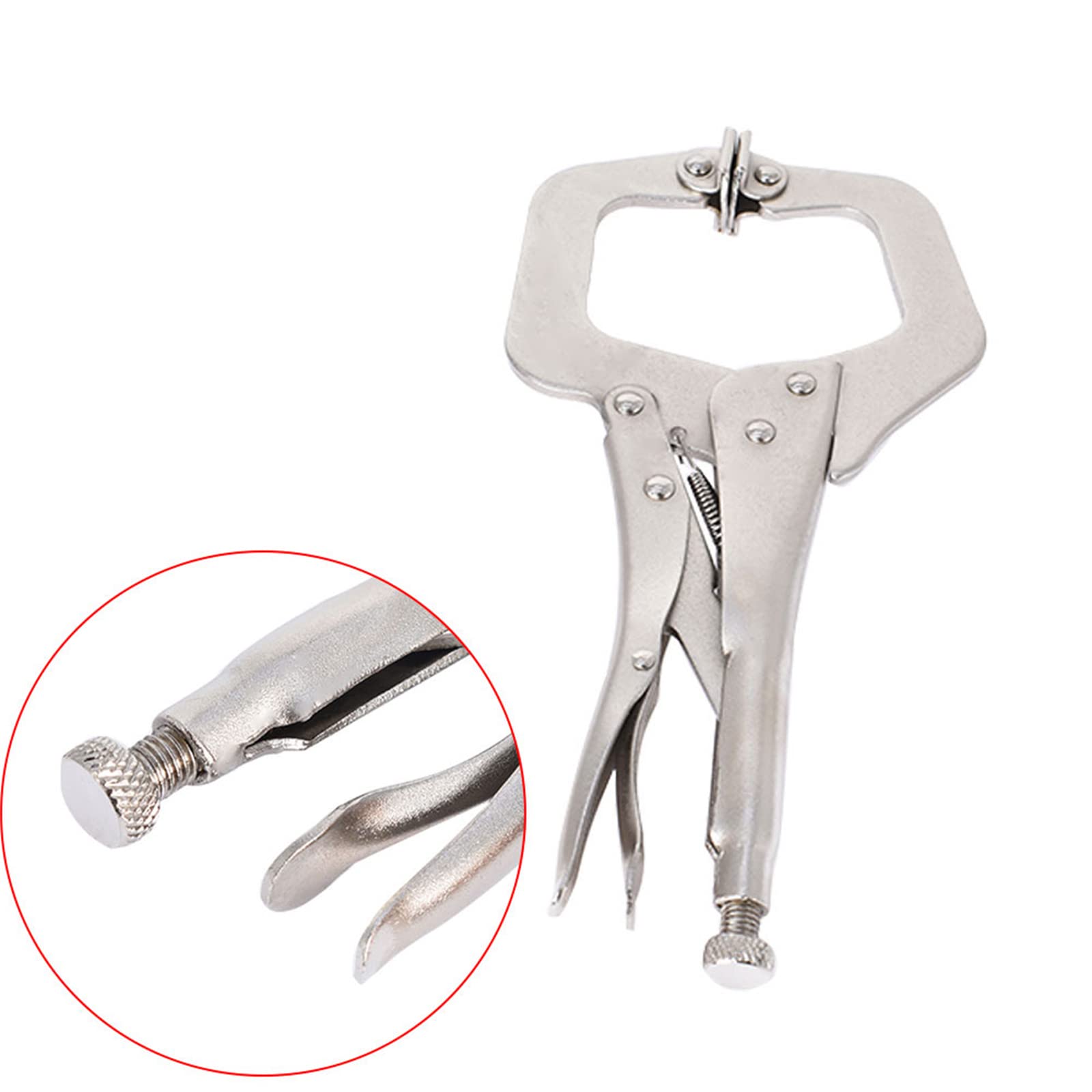 Snapklik.com : Autoparts 5pc 11 Locking Grip Vise C-Clamp