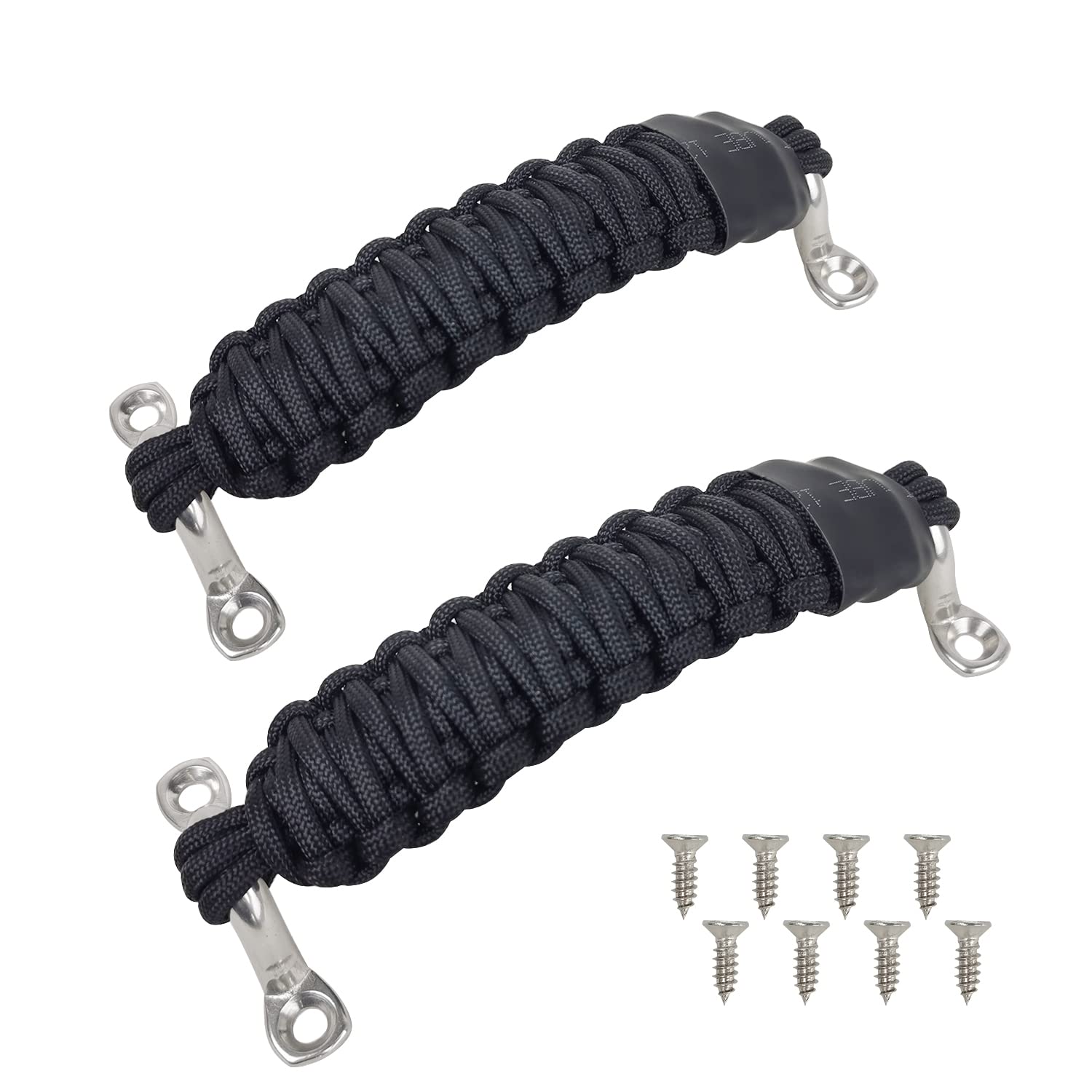 Amazon.com: Kayak Handles, Multipurpose Paracord Braided Grab Handles ...