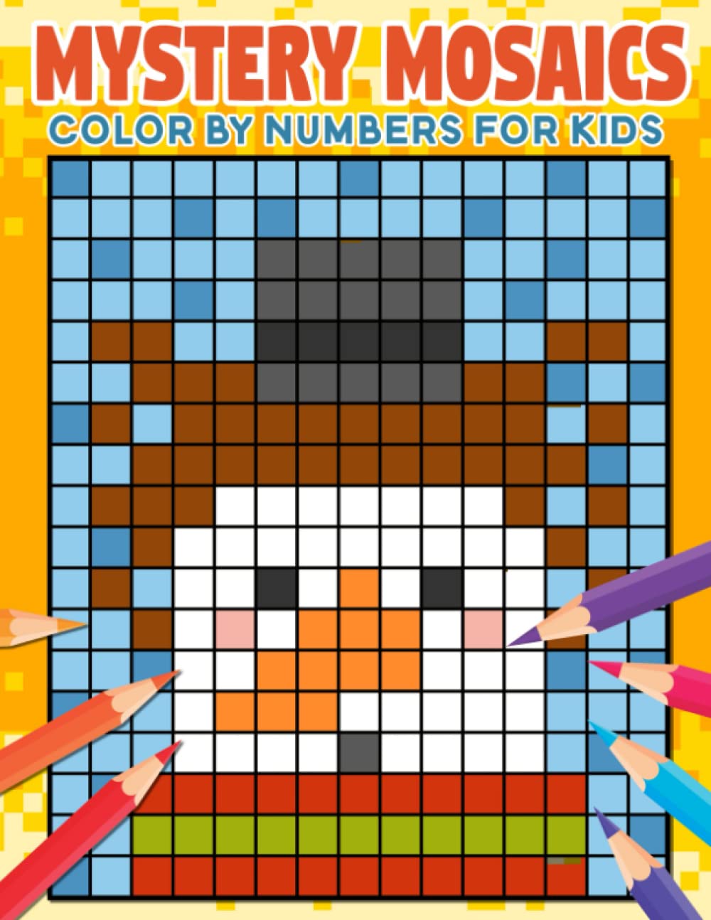 Buy Mystery Mosaics Color By Number: Funny Pixel Art Coloring Book And ...