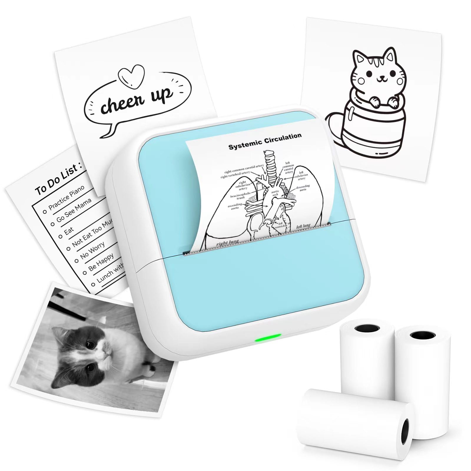 Amazon.com: Sticker Printer - Printpods Mini Printer with Stickers ...