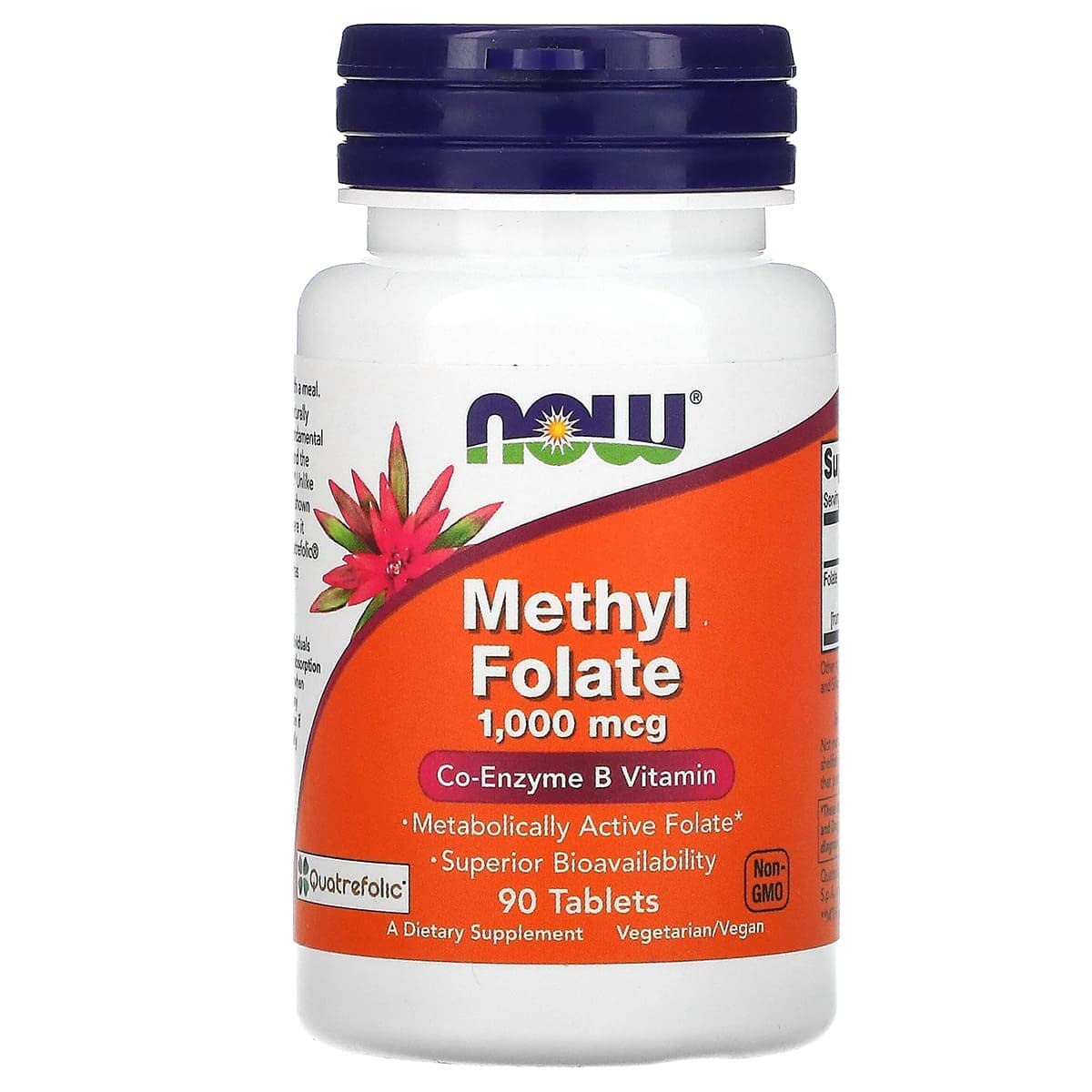 Metilfolato (Methyl Folate) 1000mg 90 Tabletes - Now | Amazon.com.br