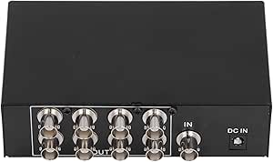 Amazon.com: ASHATA 1 in 8 Out BNC Video Splitter, 8 Port BNC Splitter CCTV Camera Video Splitter ...