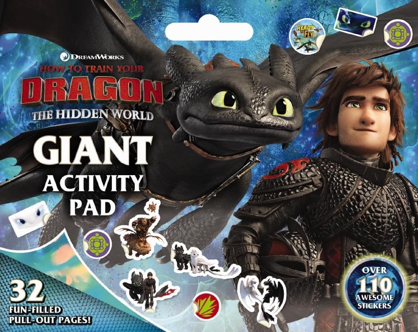 How to Train Your Dragon: the Hidden World: Giant Activity Pad ...