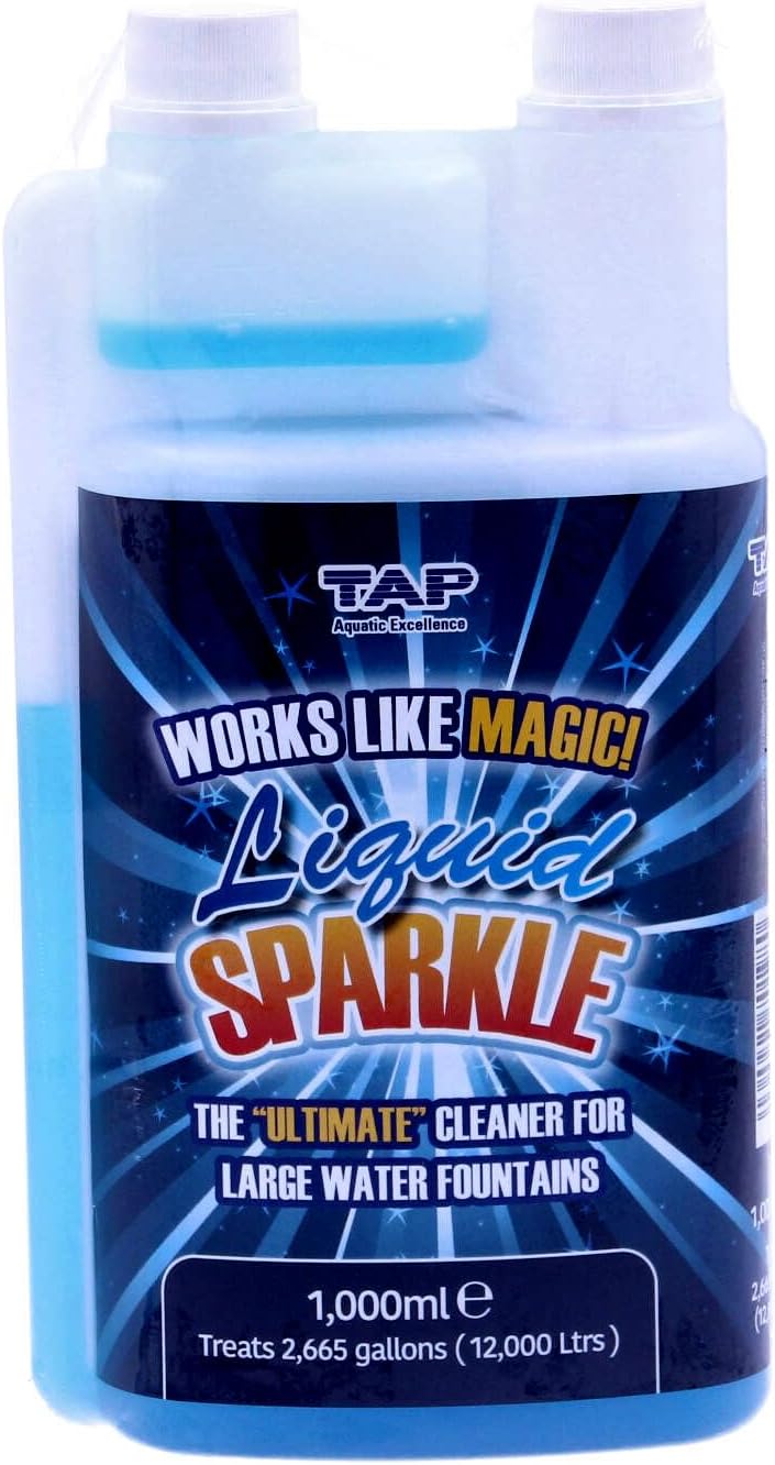 TAP Liquid Sparkle Water Feature Cleaner 1 Litre : Amazon.co.uk: Garden
