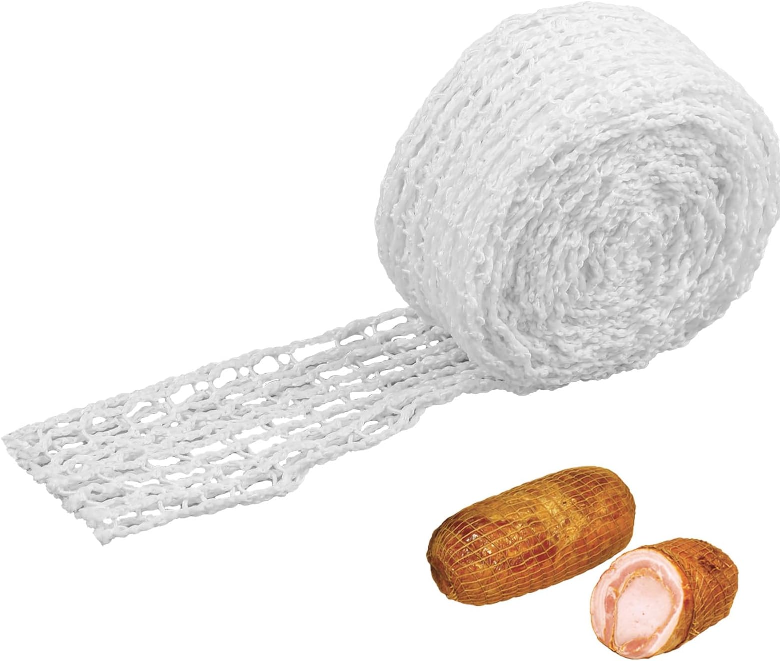 Amazon.com: 5m Meat Netting Roll, Size 16, Elastic Ham Netting Smoked ...