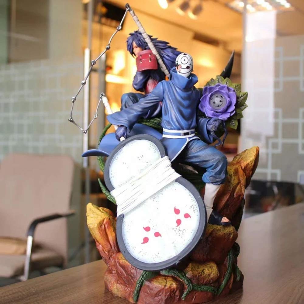 Buy Naruto Statue Model - Uchiha Obito VS Uchiha Madara PVC Atcion ...