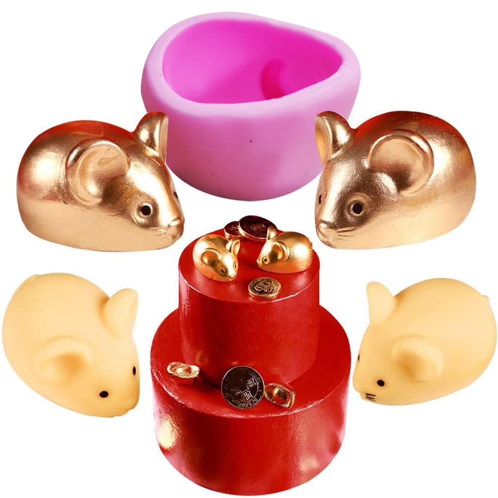 Amazon.com: WYD Year of The Rat Mouse Mold Little Mouse Mousse Cake ...
