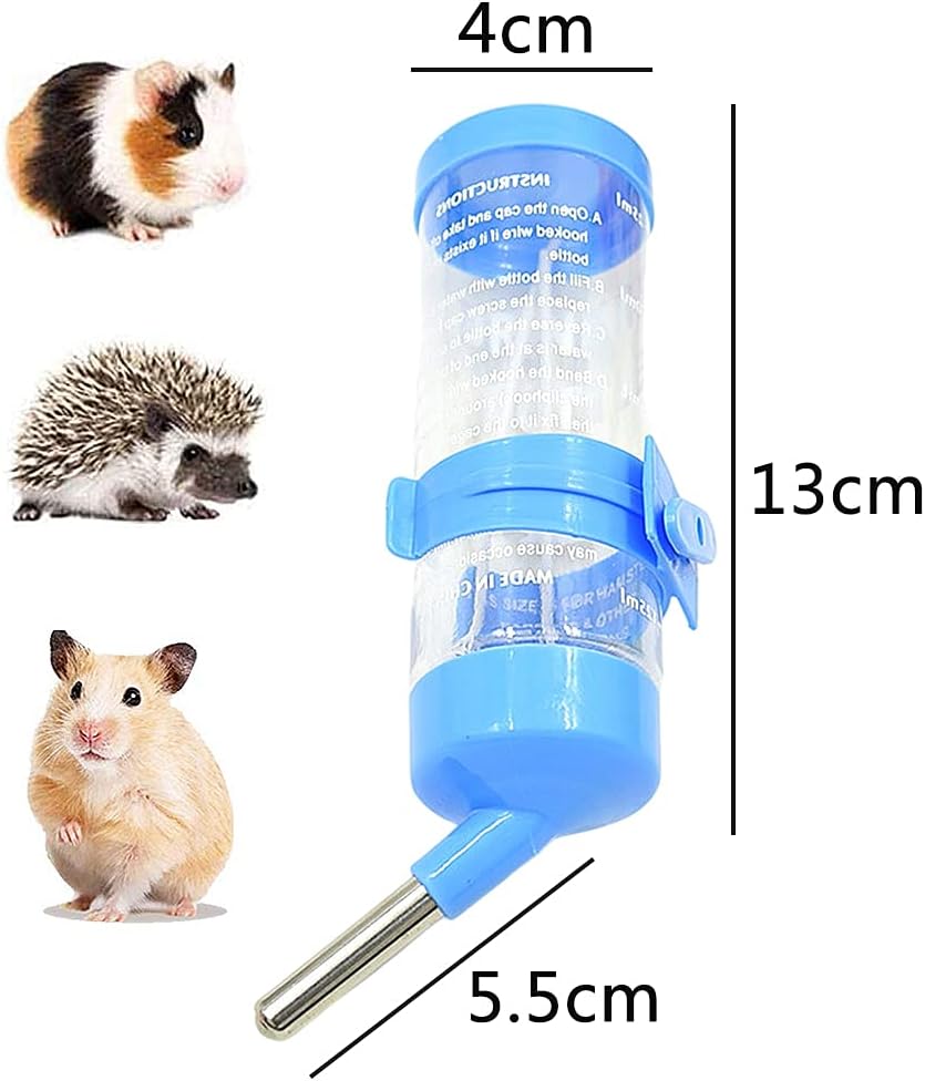 Hamster Water Bottles BKJJ No Drip Dwarf Hamster Dispenser Bottle ...