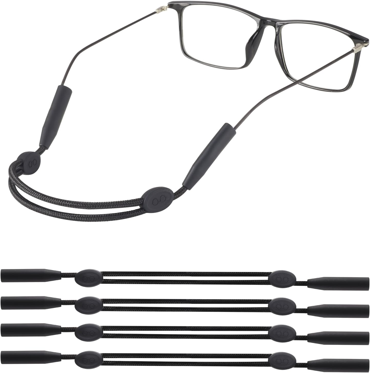 Amazon.com: Omnful Glasses Strap - Adjustable Eyeglasses Strap Sports ...
