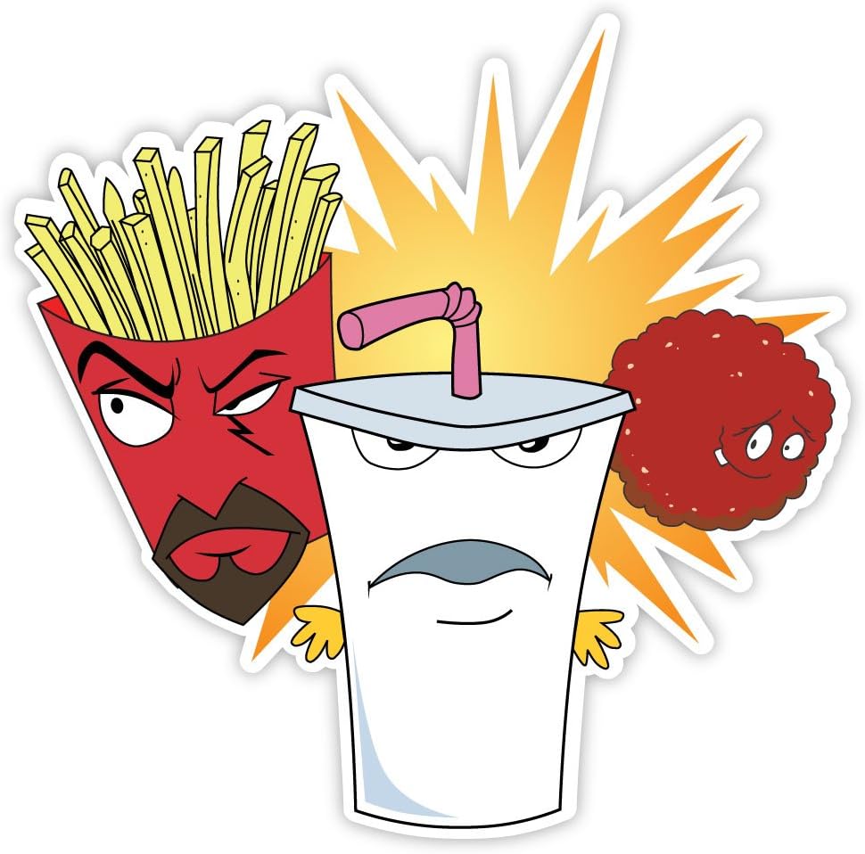 Amazon.com - Aqua Teen Hunger Force MASTER SHAKE vynil car sticker 3" x ...