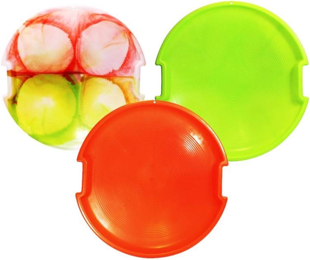 Amazon.com: ESP 26" SNO Racer Disc - Snow Sled Disc - 3 Pack Assorted ...