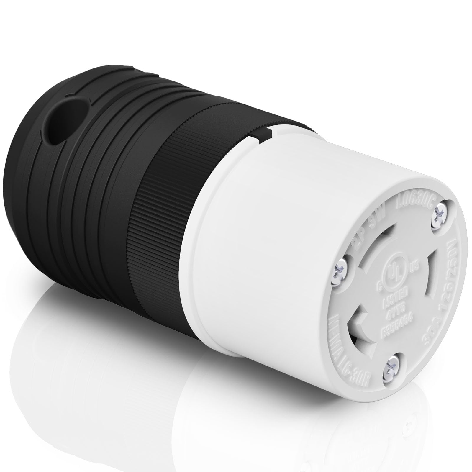 Snapklik.com : NEMA L6-30R Locking Connector, 30 Amp, 250 Volt, 2 Pole ...