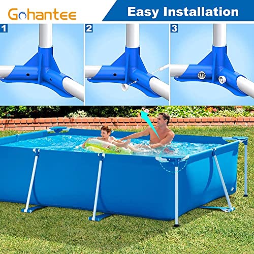 gohantee 12 Pcs Plastic Pool Joint Pins with Seals Replacement Parts ...